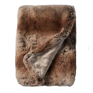 Brooks Brothers | Bedding | Brooks Brothers Brown Faux Fur Throw ...